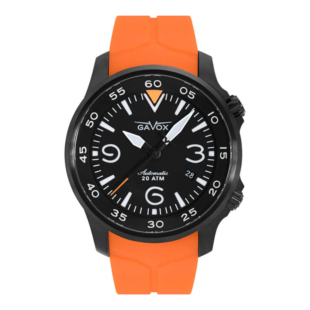 Gavox AviDiver (Black PVD) – Gavox : Pilot, Marine, Diver, Motorsport ...